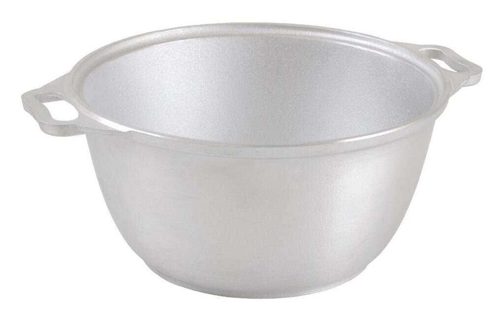 Kazan Topf mit Deckel Aluguss 6 L - Wok und Ofen + Grillzubehör Shop