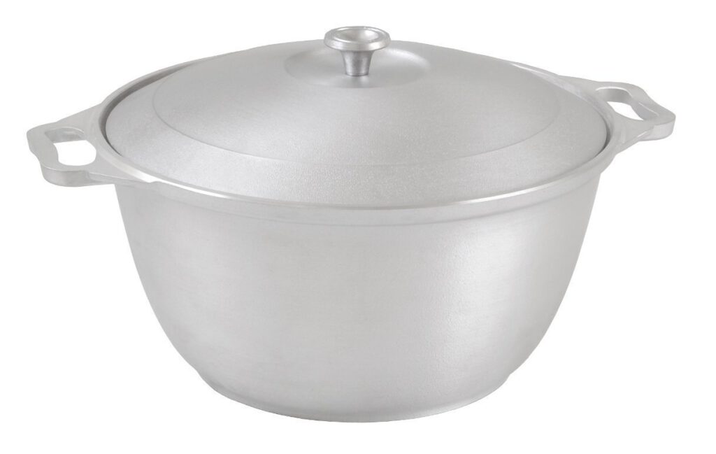 Kazan Topf mit Deckel Aluguss 4 L - Wok und Ofen + Grillzubehör Shop