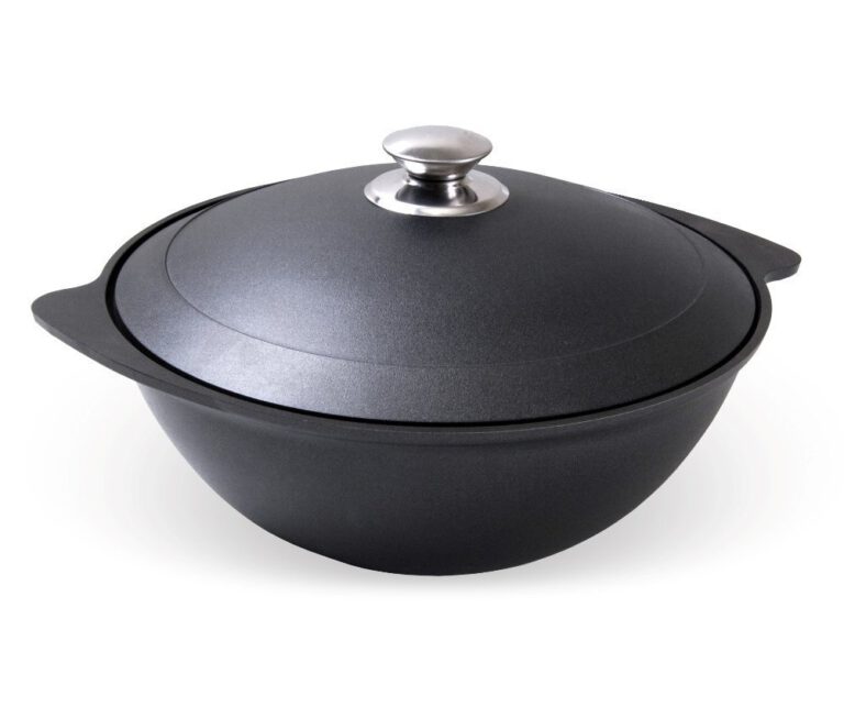 Kazan Topf mit Deckel Aluguss 10 L - Wok und Ofen + Grillzubehör Shop